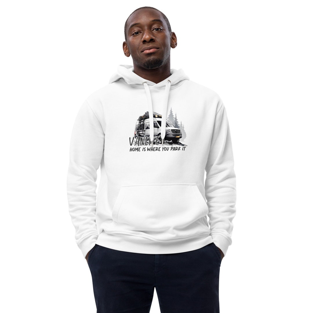 Vanlife Hand-drawn 4x4 Sprinter Campervan Premium Eco Hoodie - Etsy UK