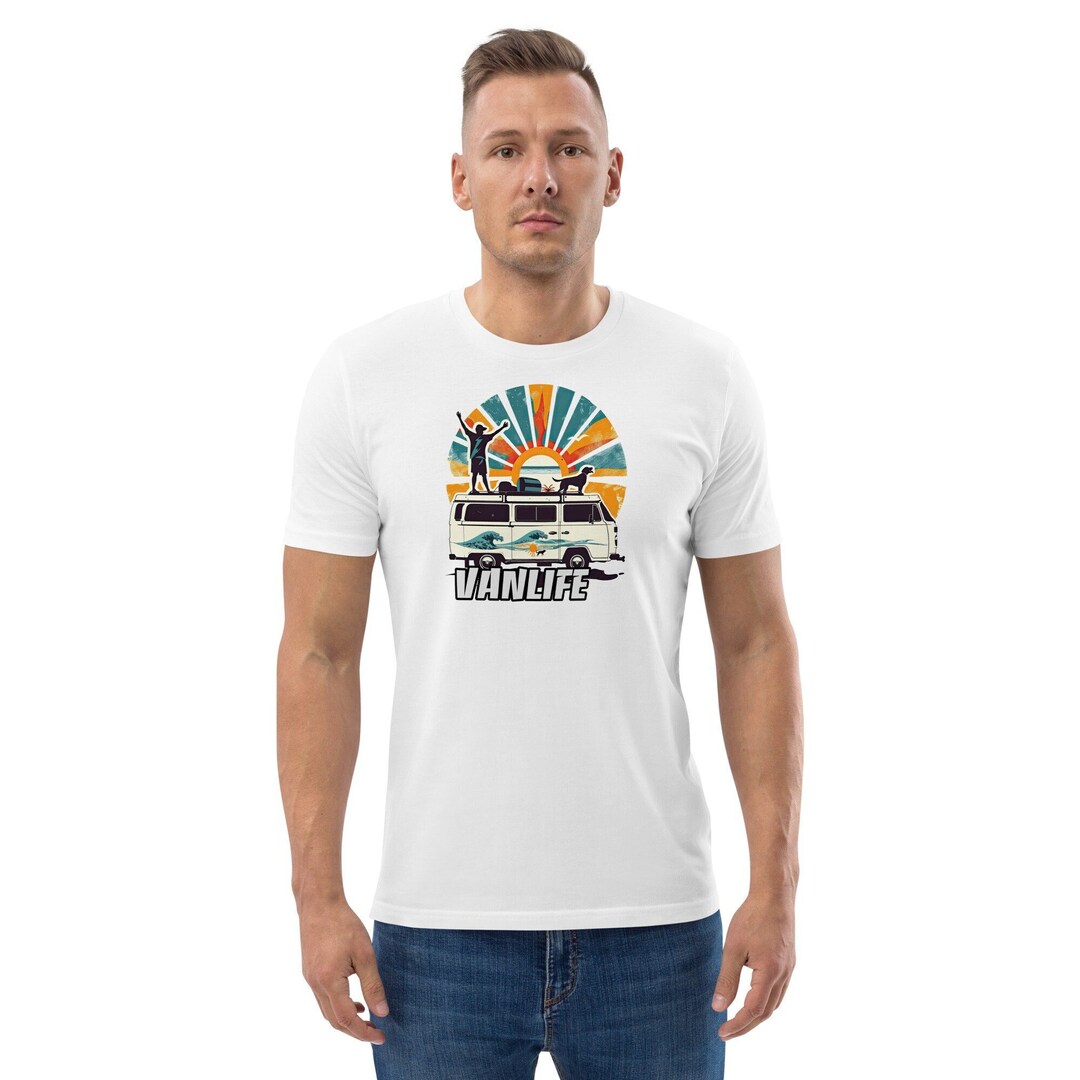 Personalized T3 Westfalia Campervan Rainbow T-shirt Eco-friendly Unisex ...