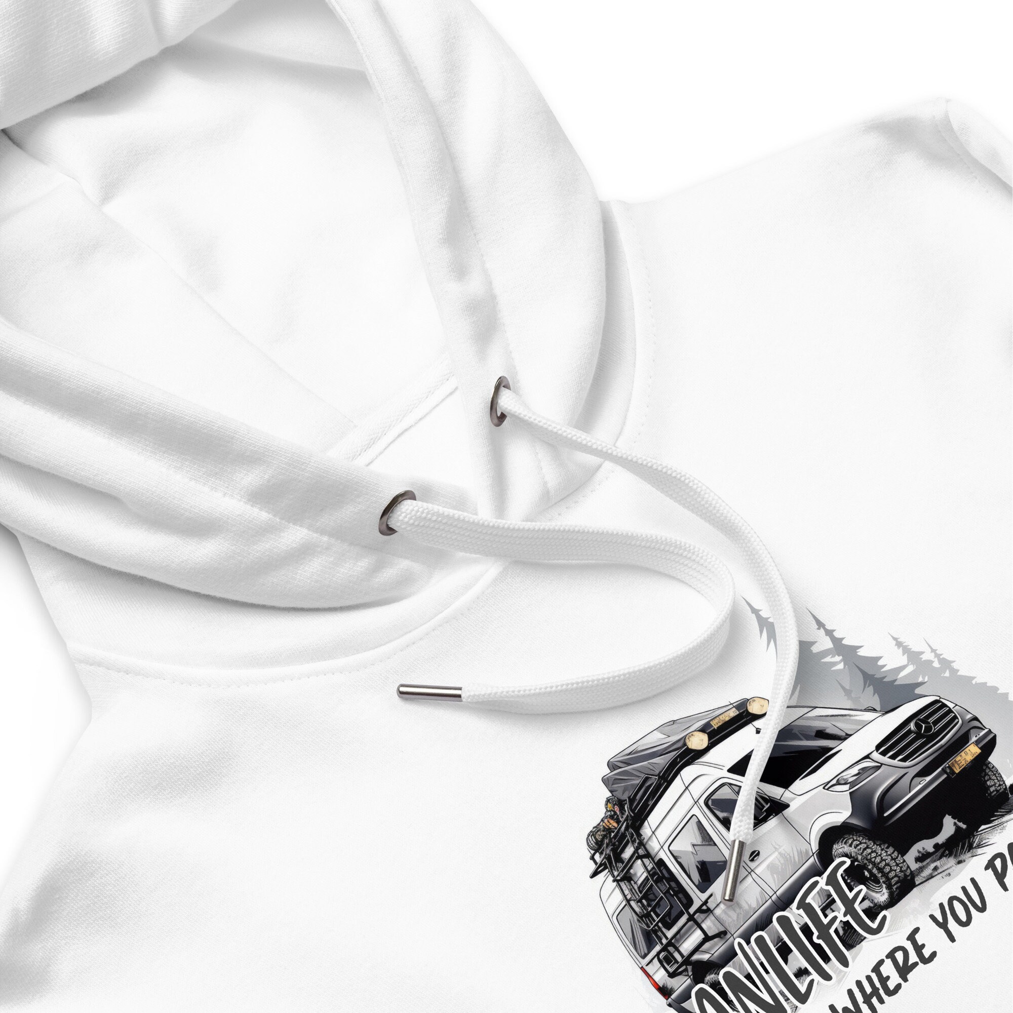 Vanlife Hand-drawn 4x4 Sprinter Campervan Premium Eco Hoodie - Etsy UK