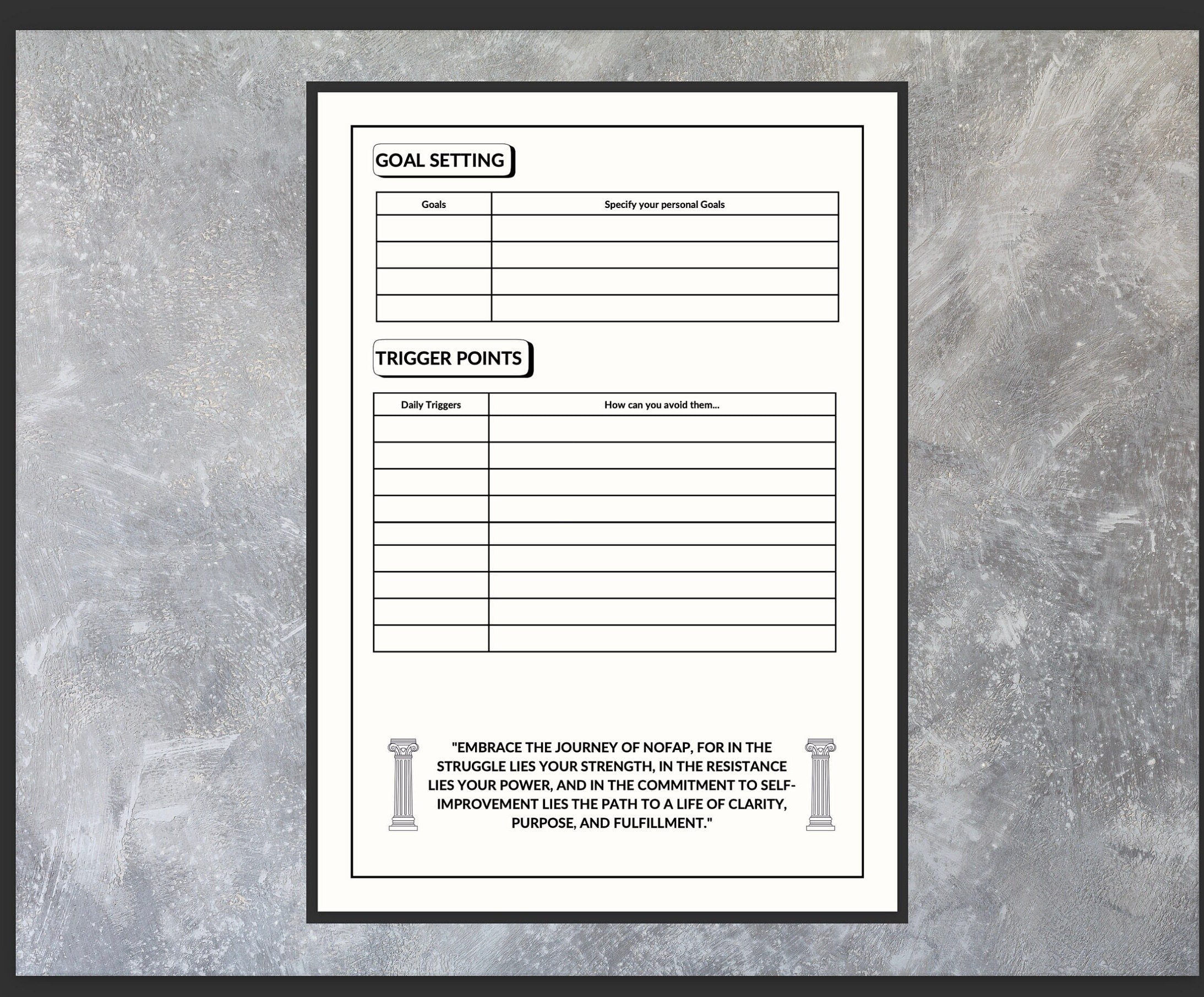 Nofap Tracker, Retention Tracker, Self Care, Digital Planner, Nofap ...