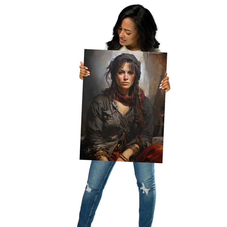 Anne Bonny Pirate Painting Oil Painting Artful Powerful Women Black ...