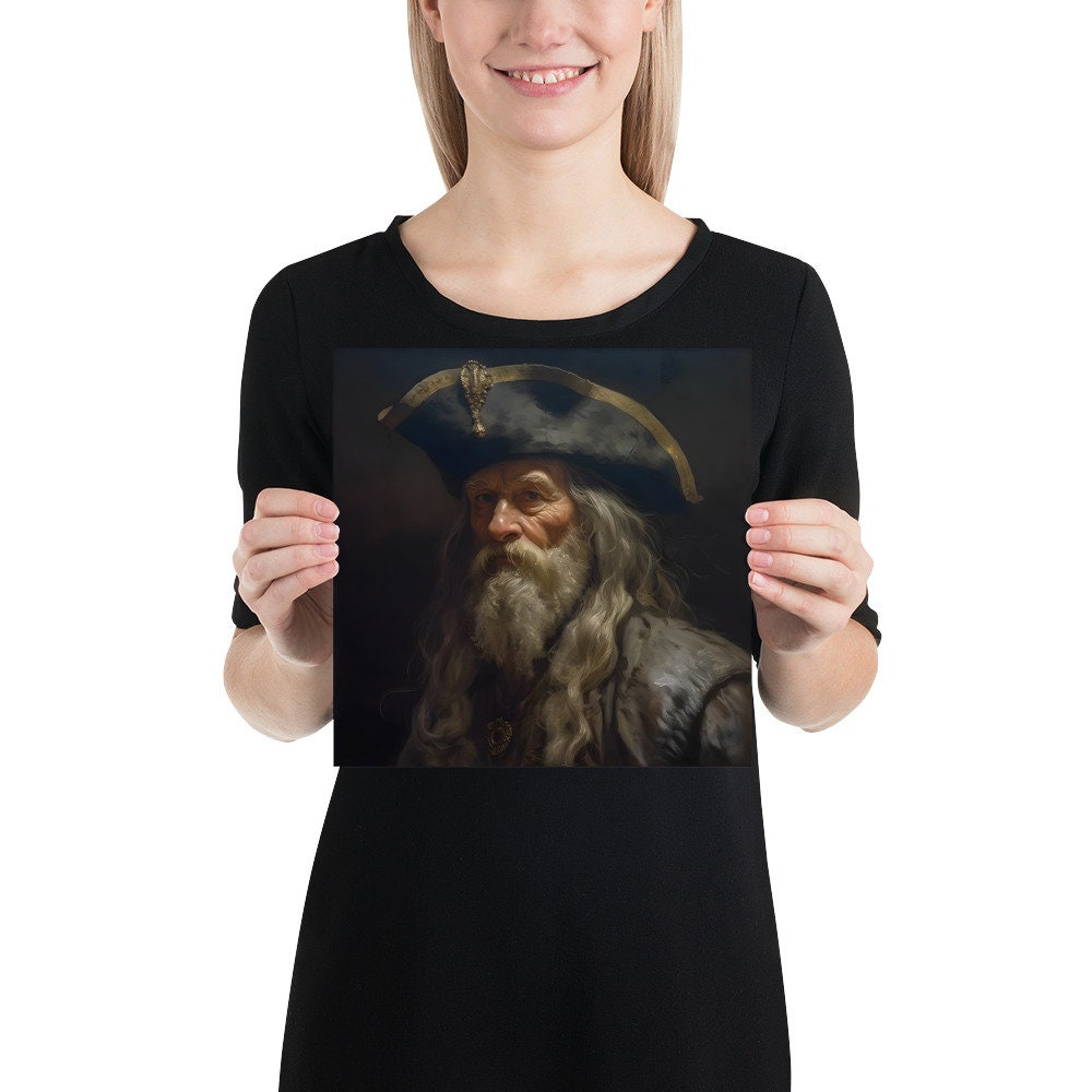 Print of Captain of the Golden Tides Benjamin Hornigold English Pirate ...