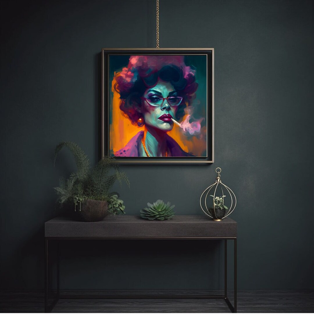 Drag Queen Wall Art Drag Queen Poster Drag Art Drag Portrait Glamorous ...