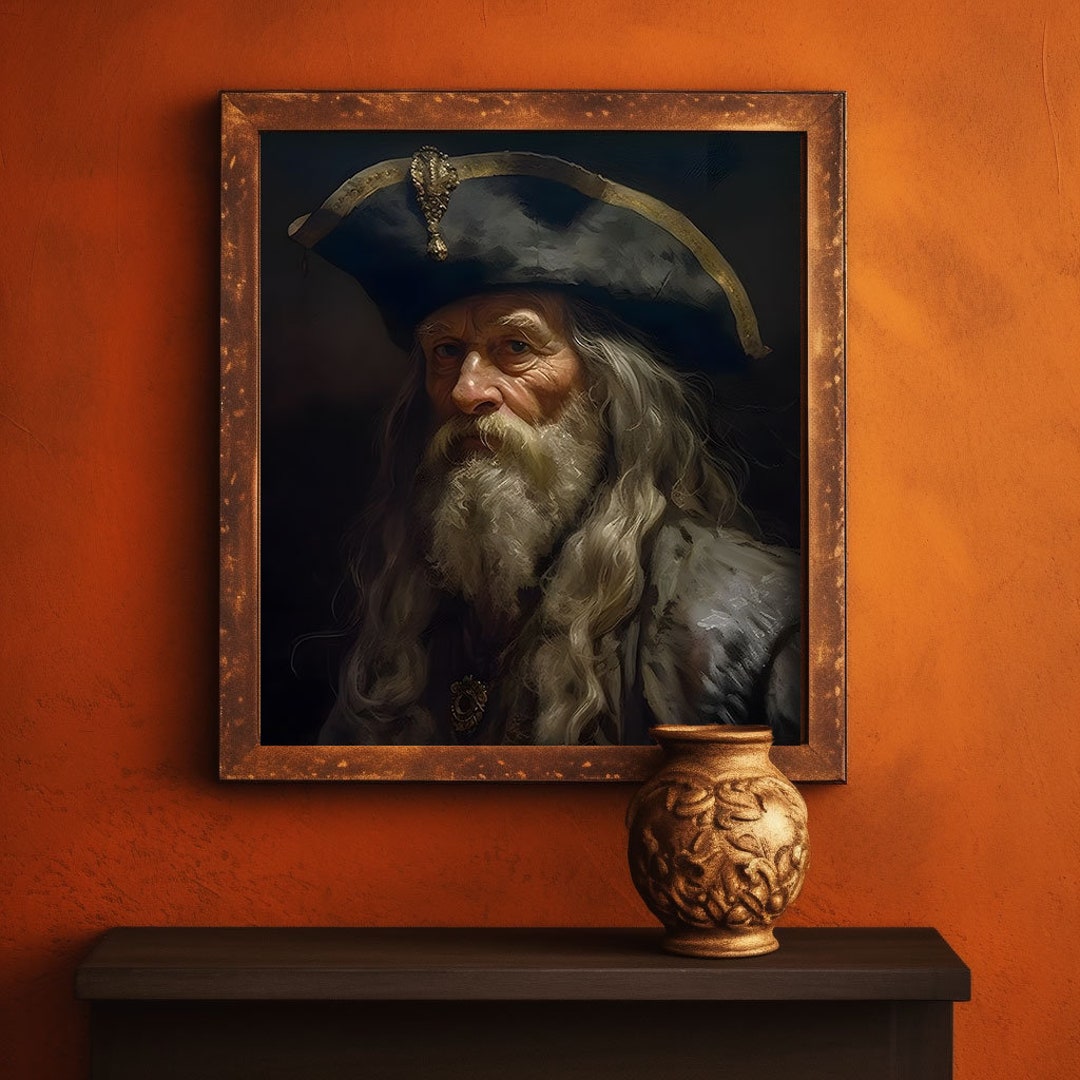 Print of Captain of the Golden Tides Benjamin Hornigold English Pirate ...