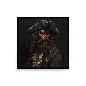 The Pirate King "edward Reigns" | Pirate Portrait | Pirate Painting ...