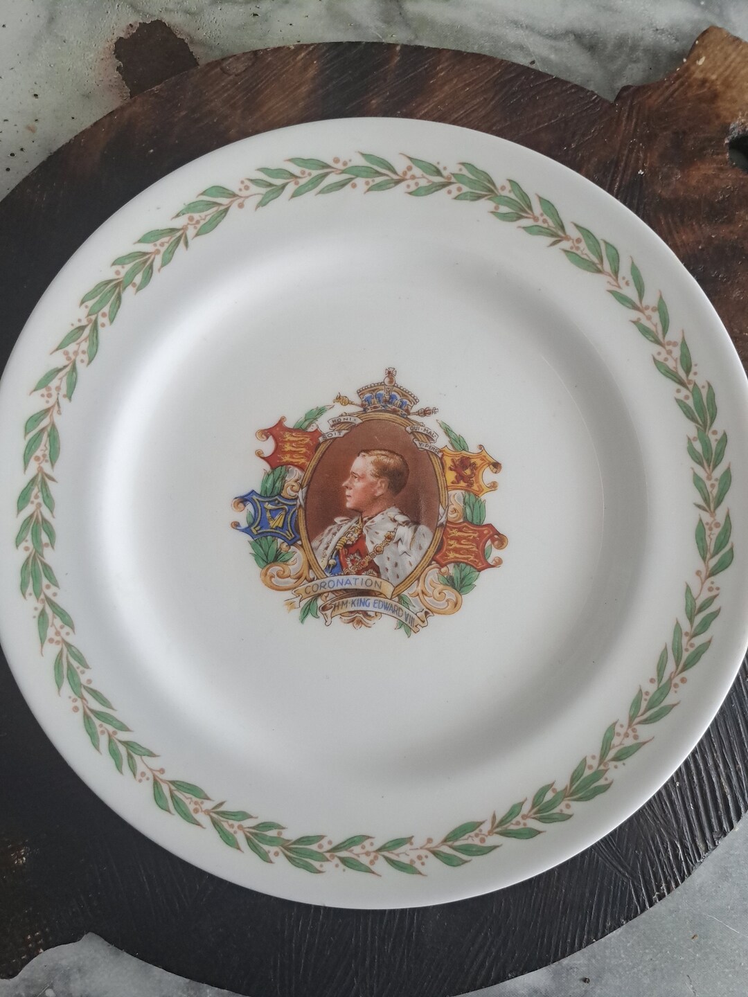 King Edward VIII 1937 Royal Doulton Coronation Plate - Etsy