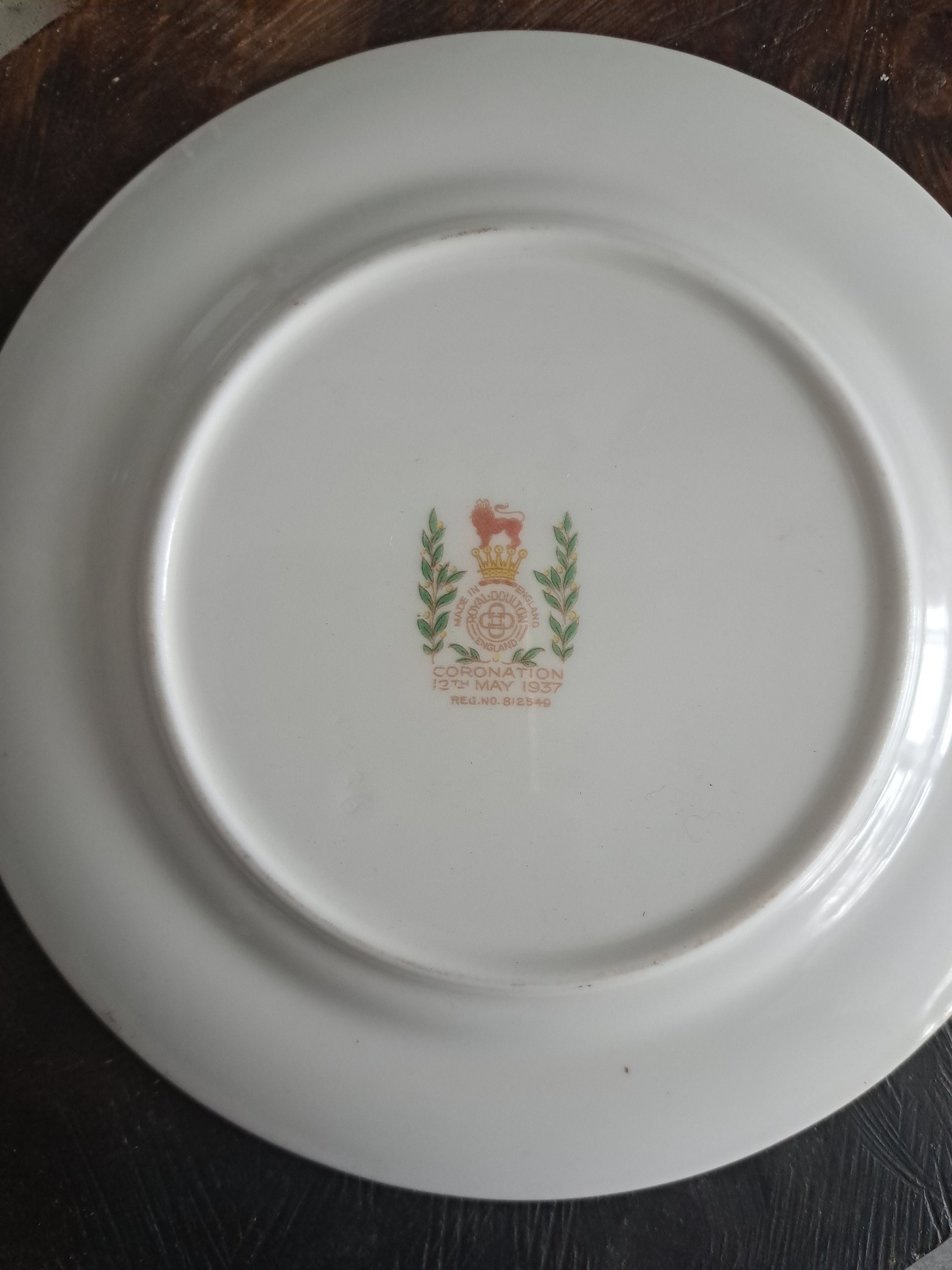 King Edward VIII 1937 Royal Doulton Coronation Plate - Etsy