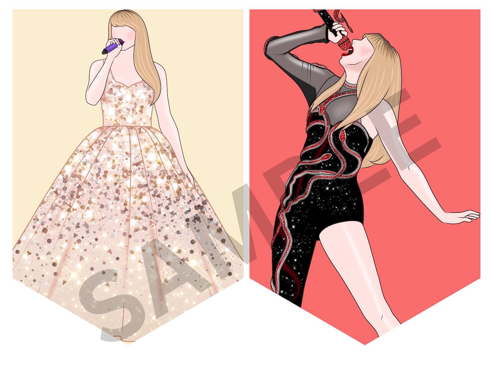 Taylor Swift Inspired Eras Tour Party Banner, Party Bunting, Instant ...