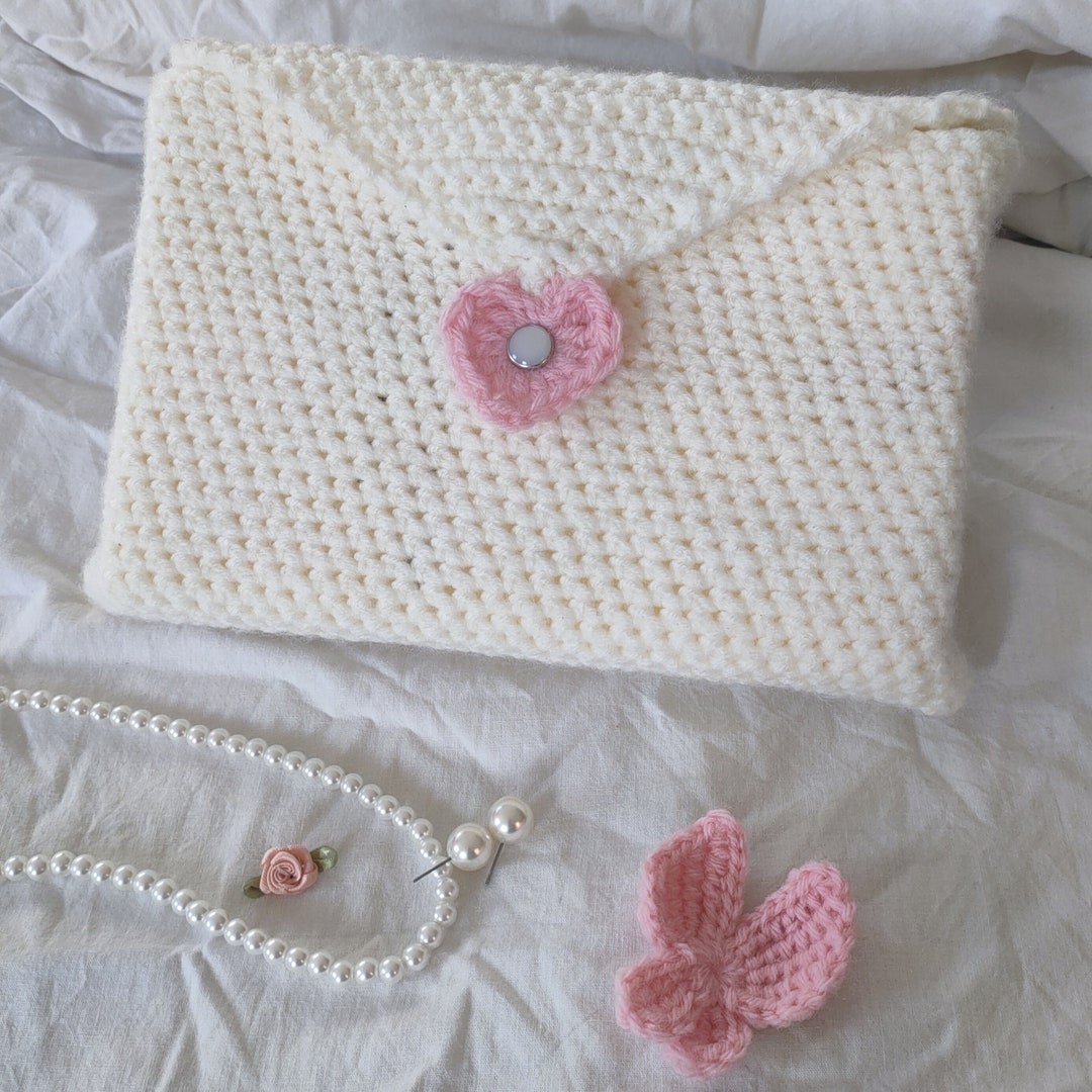 Crochet Love Letter Book Cover/sleeve - Etsy