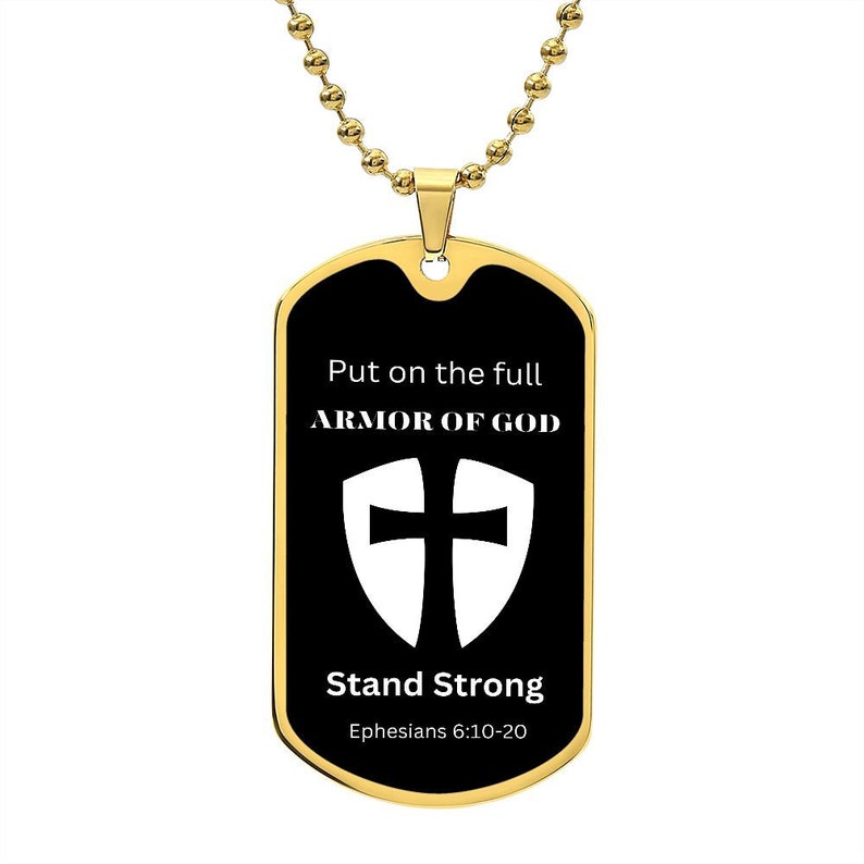 Armor of God Dog Tag - Etsy