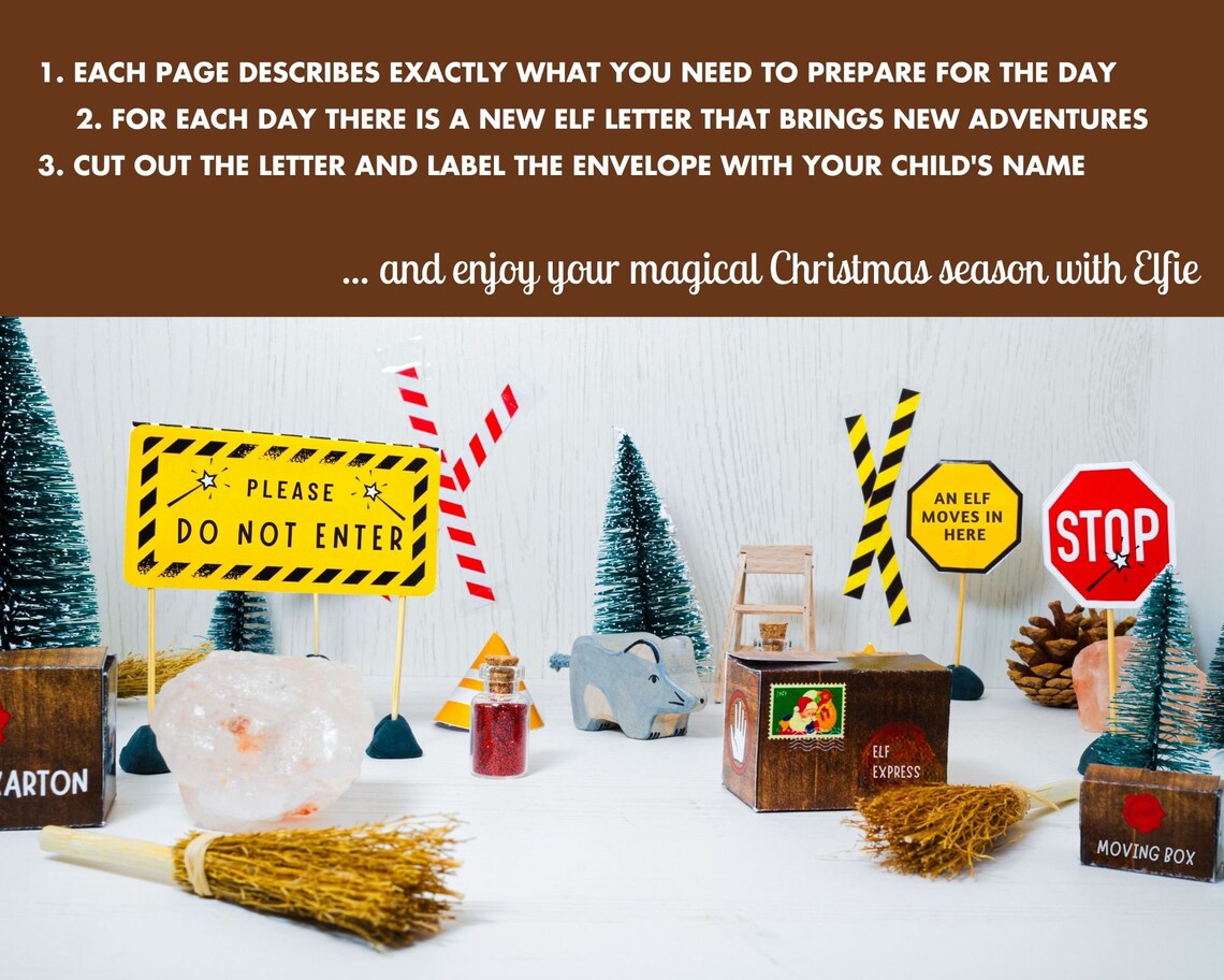 Christmas Elf Activity Kit Printable 25 Days of Elf Activities Elf ...