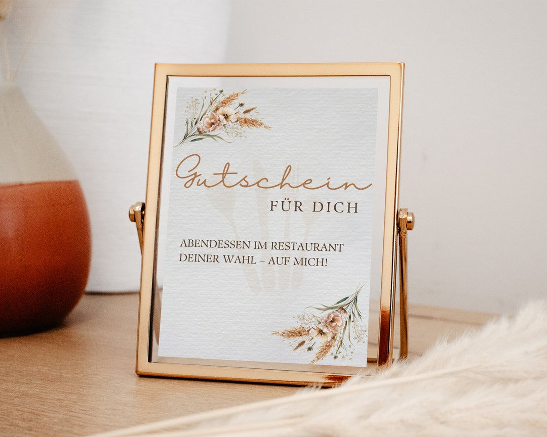 Restaurant Voucher Template to Print, Make a Dining Out Voucher PDF ...