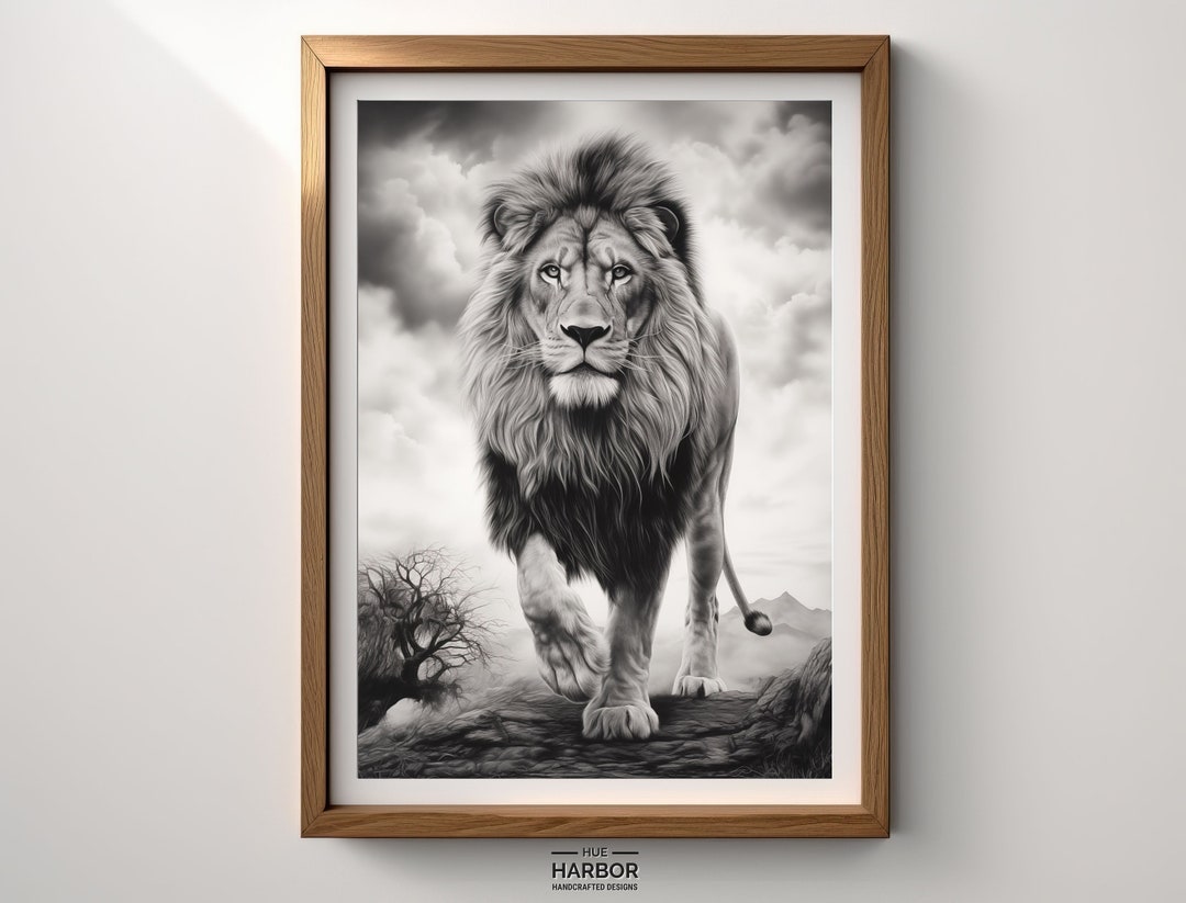 Stunning Photography Lion Digital Image in High Resolution Quality ...
