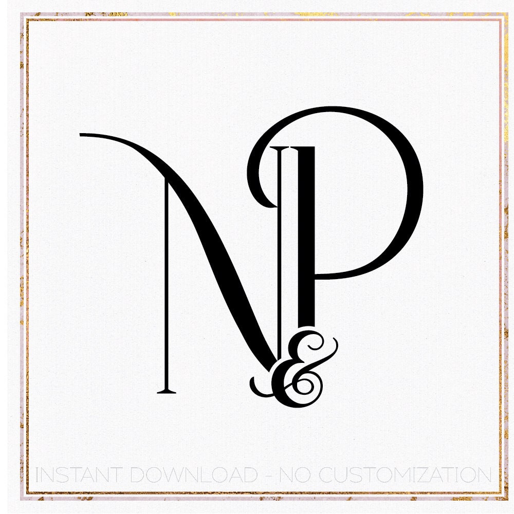 Minimalist Logo, Dance Floor Monogram, Wedding Gobo Light, Monogram ...