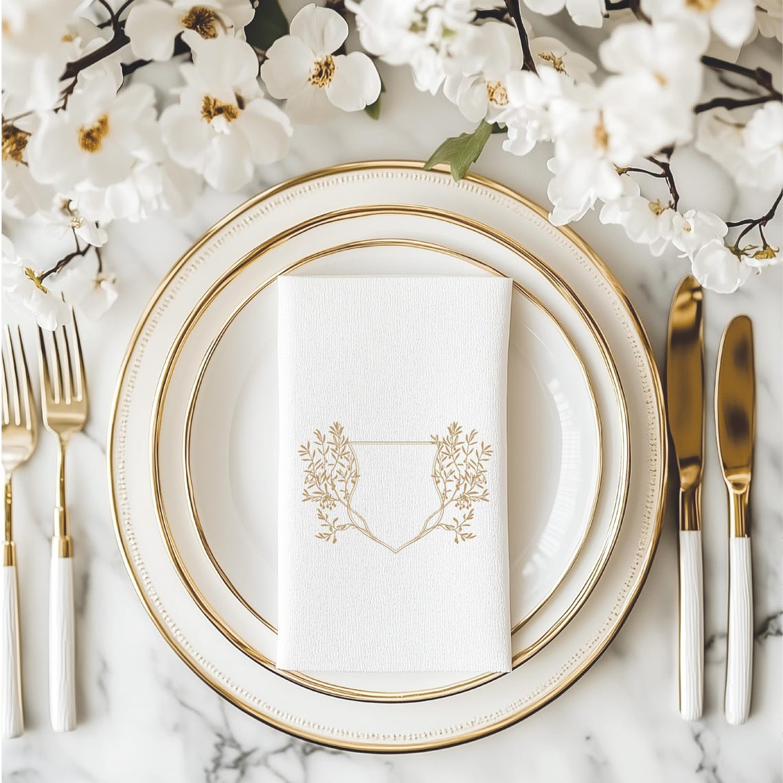 Vintage Olive Branch Wedding Crest, Monogram Logo (digital Download) - Etsy