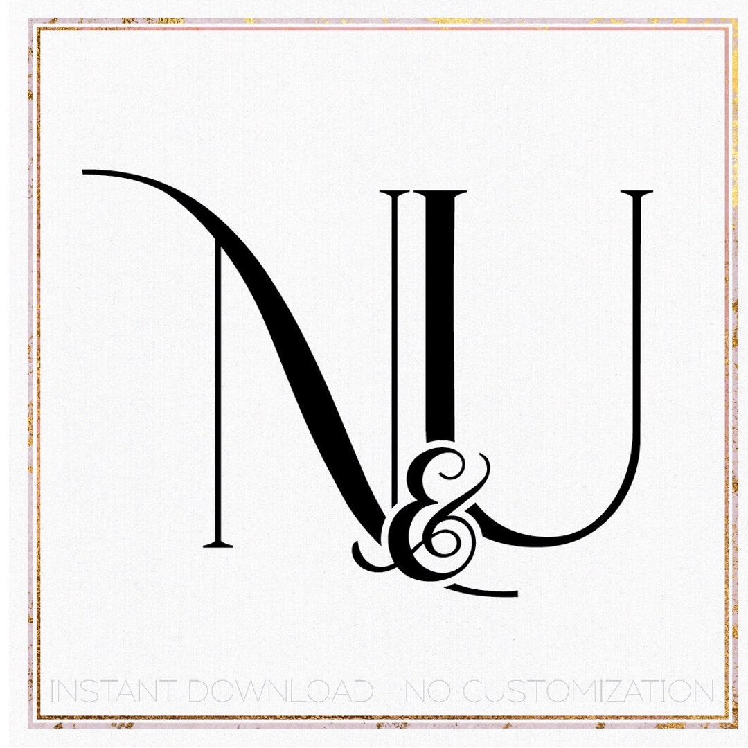 Minimalist Logo, Dance Floor Monogram, Wedding Gobo Light, Monogram ...