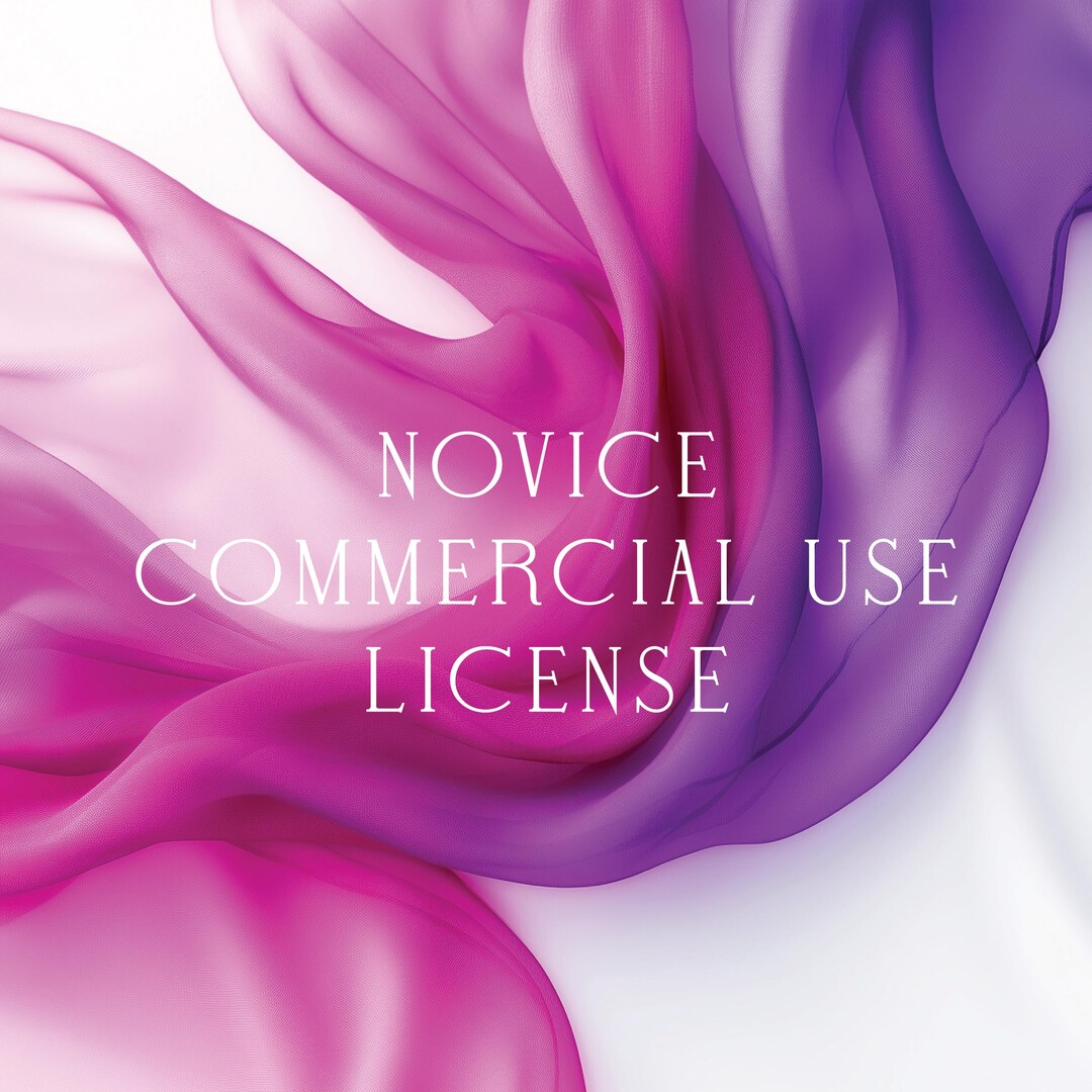 NOVICE COMMERCIAL LICENSE for Digital Downloads - Etsy