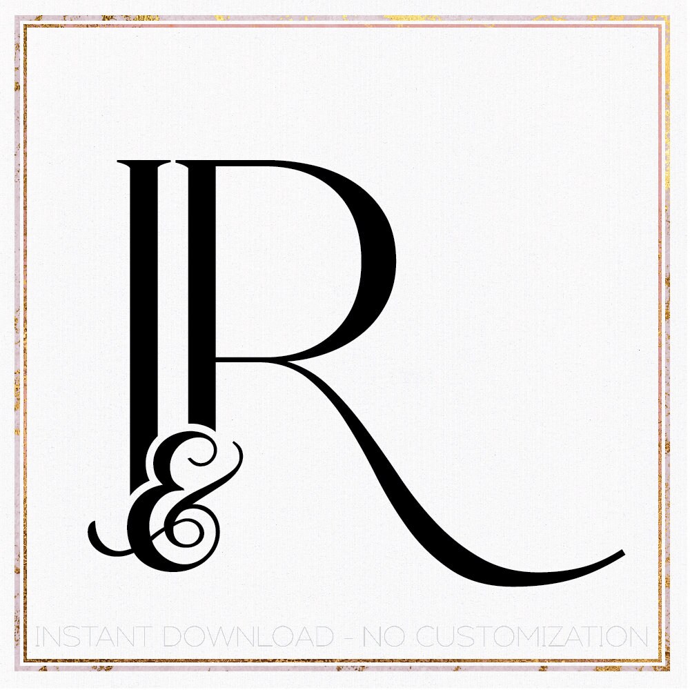Minimalist Wedding Logo, Couples Initials Monogram, Wedding Monogram ...