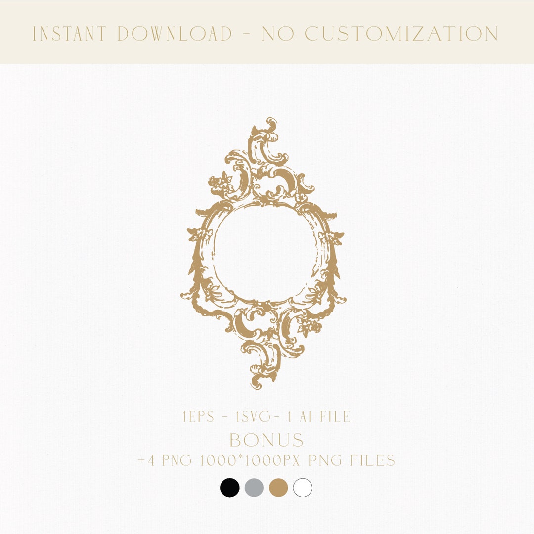 Vintage Monogram Wedding Crest for Wedding Invitation Suite and ...