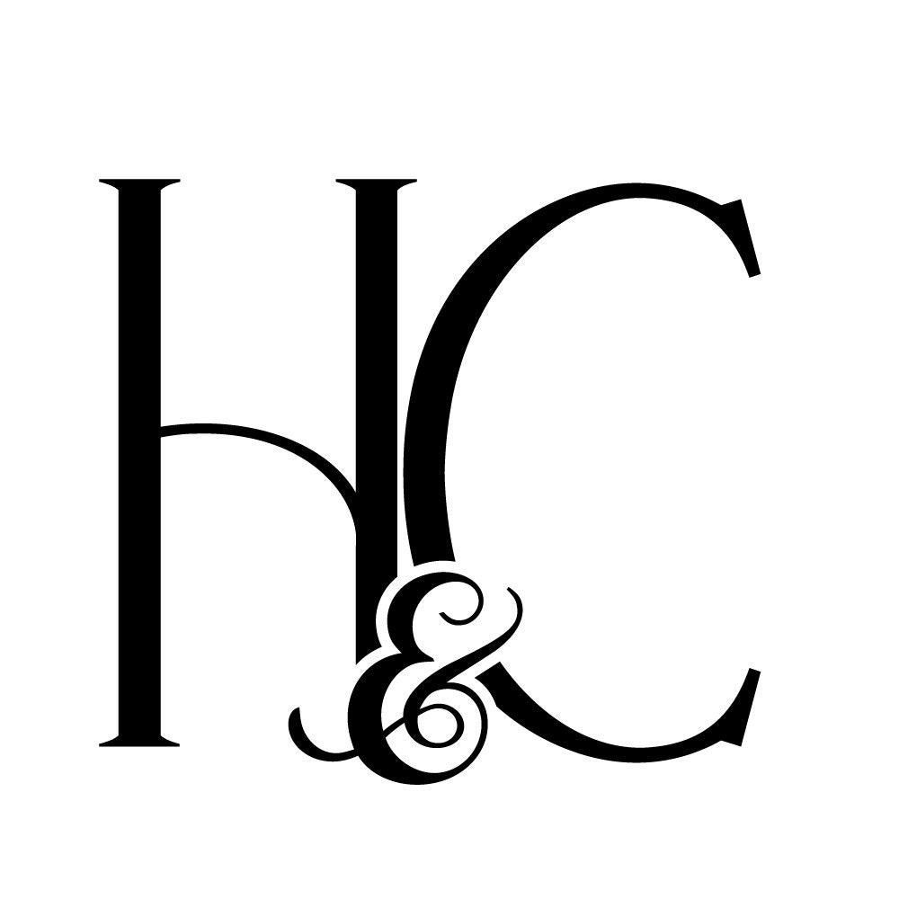 HC Wedding Monogram Logo, Minimalist Initials (digital Download) - Etsy