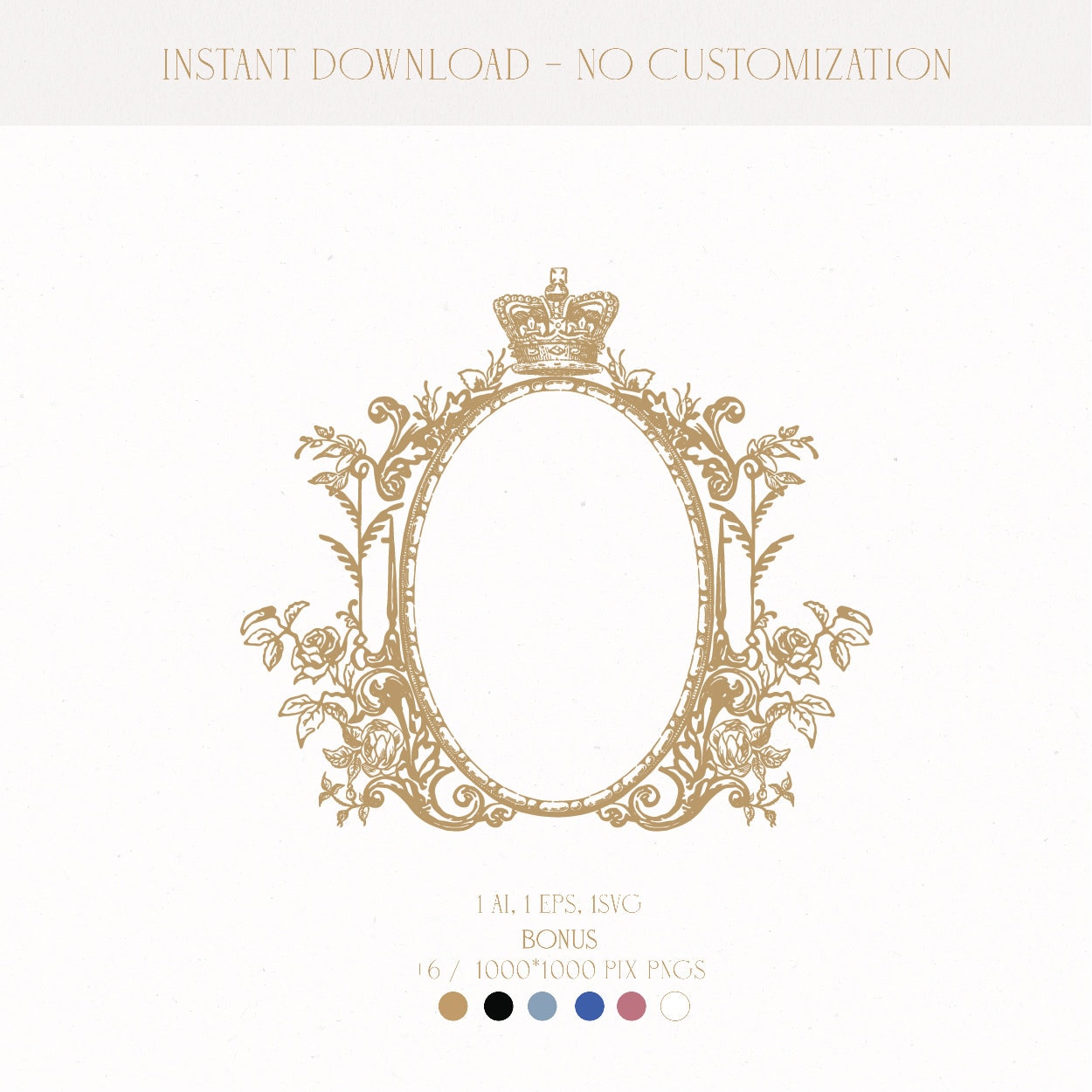 Royal Wedding Logo, Classic Luxe Wedding Crest, Wedding Monogram Logo ...