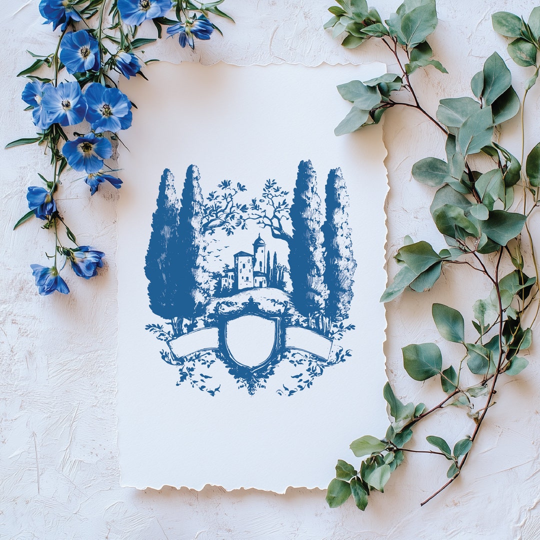 Wedding Monogram Digital Download, Vintage Wedding Crest, Monogram Svg ...