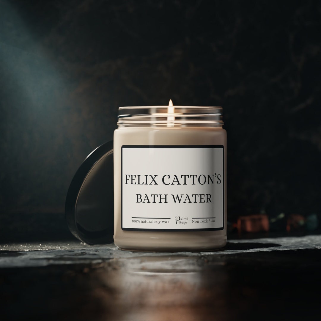 Celebrity Candle, Felix Catton's Bath Water, Candle, Saltburn Candle ...
