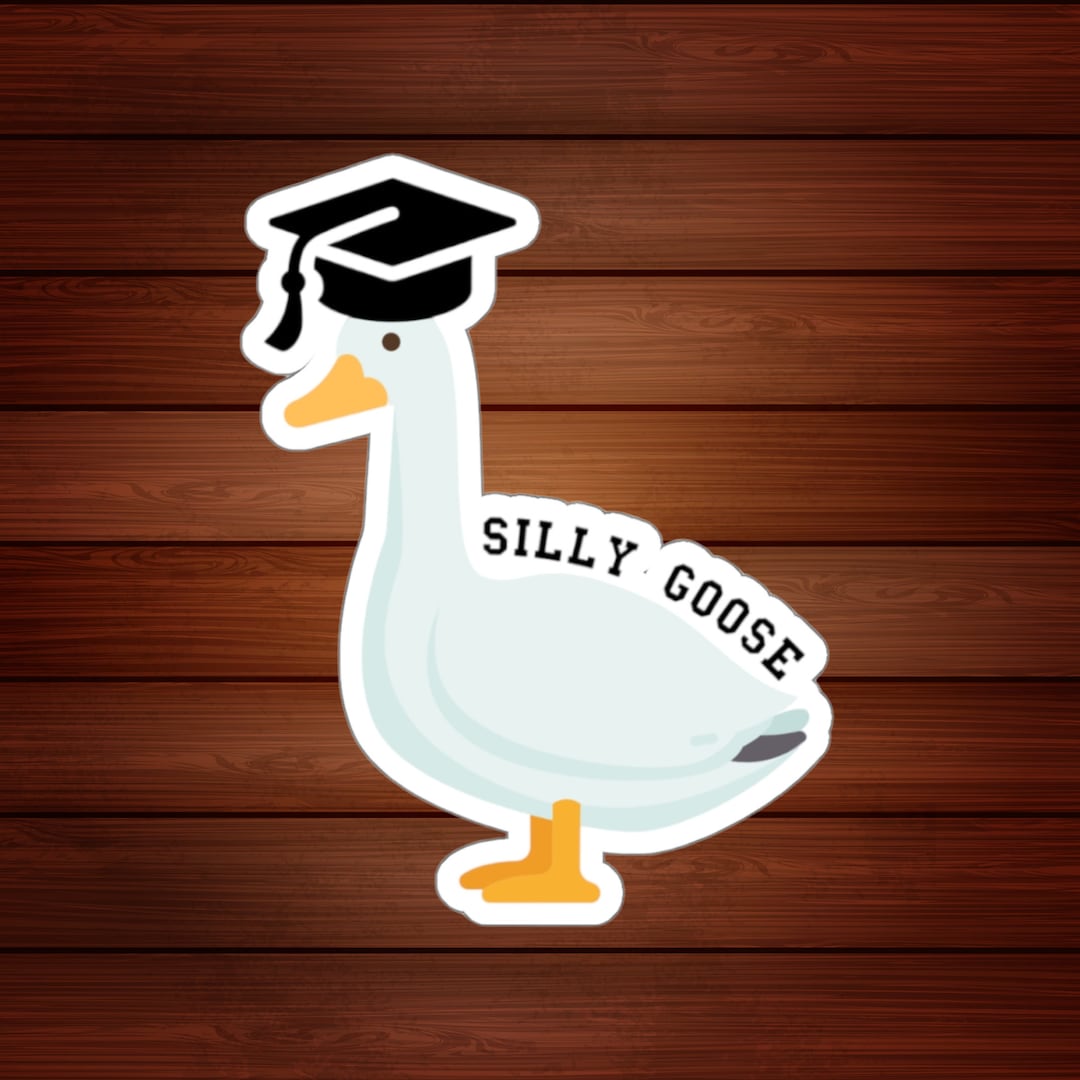 Stickers, Silly Goose Sticker Set, Goose Sticker, Laptop Sticker, Goose ...