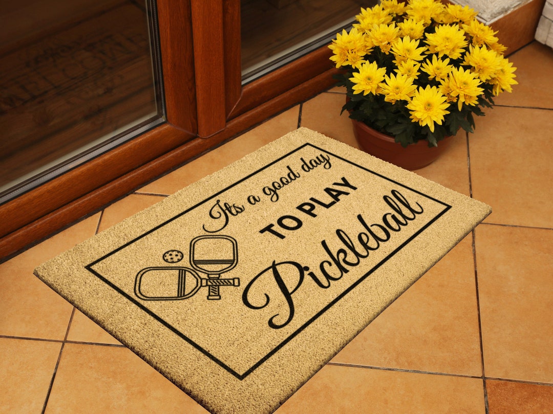 Pickleball Decor, Pickleball, Doormat, Funny Pickleball, Pickleball ...