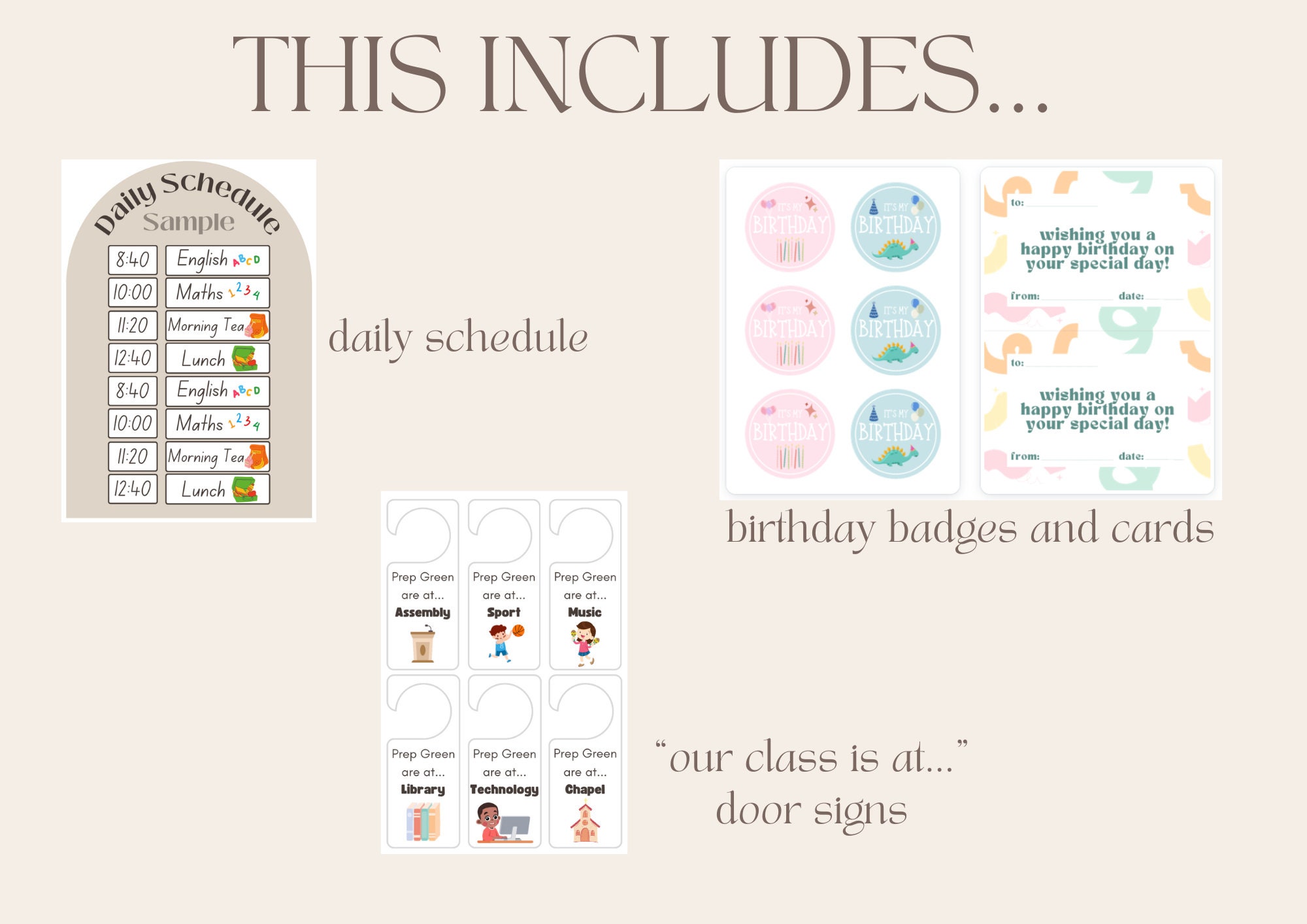 Classroom Essentials Starter Pack - Etsy