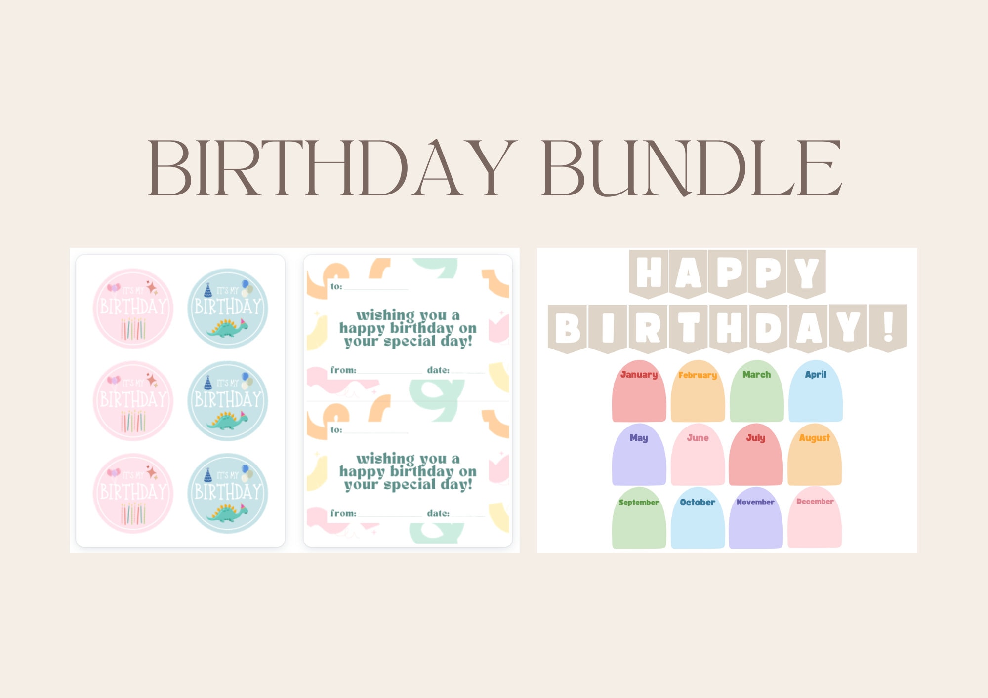Birthday Bundle - Etsy Australia