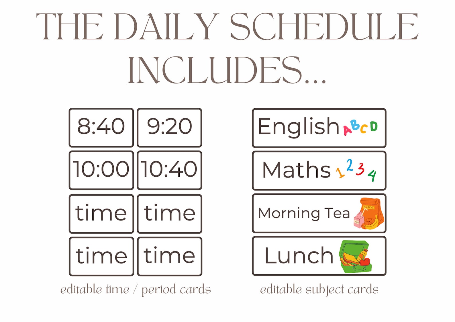 Classroom Daily Routine Bundle - Etsy