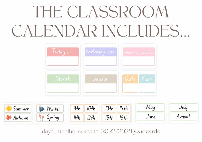 Classroom Daily Routine Bundle - Etsy