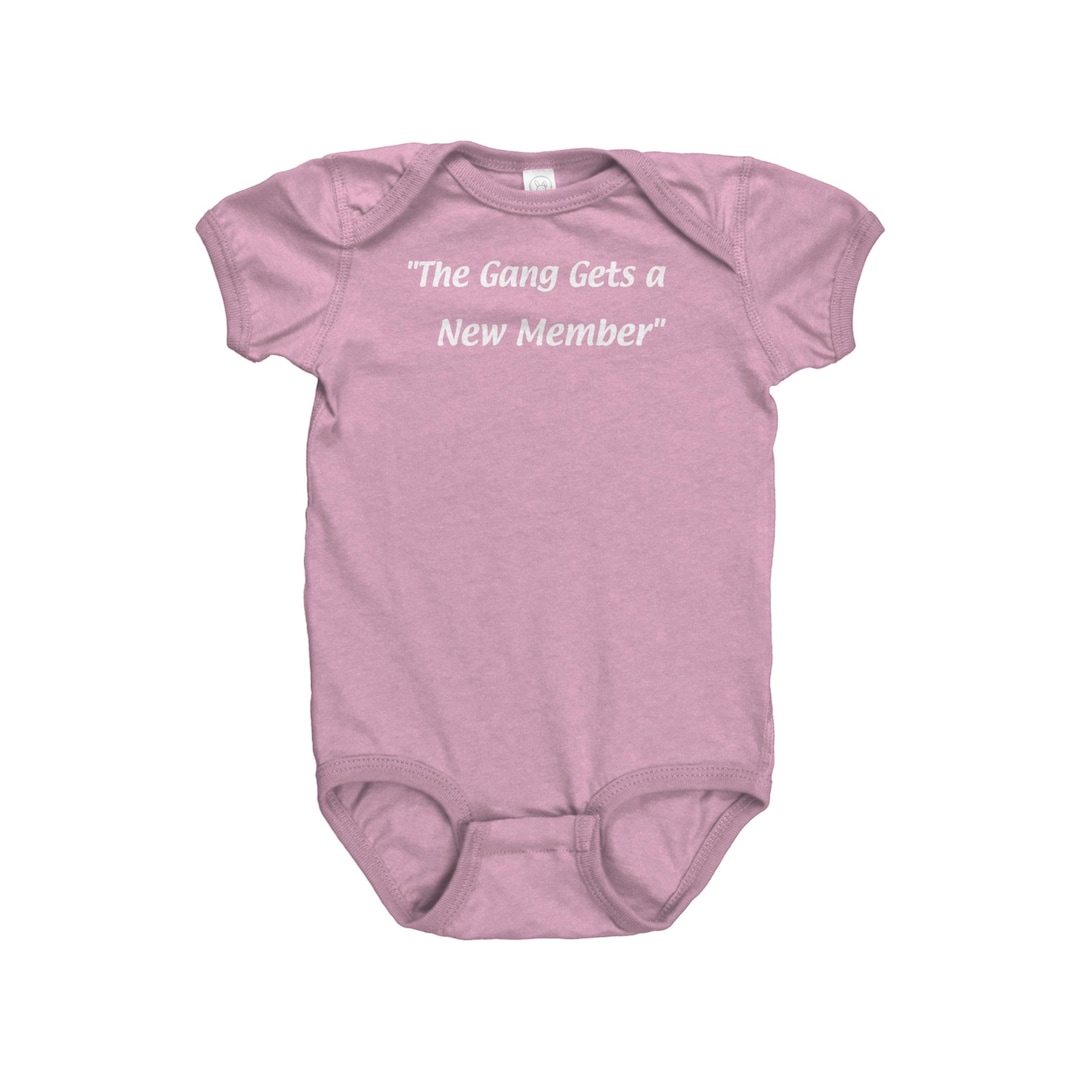 The Gang Gets a New Member Baby Bodysuit - Etsy