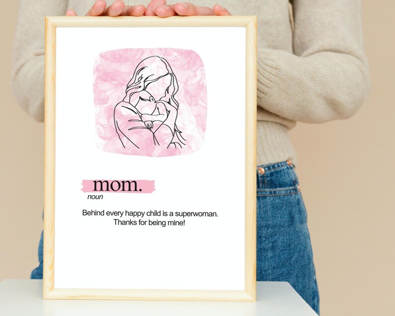 Mom Mum Mama Dictionary Definition Mothers Day Personalised - Etsy