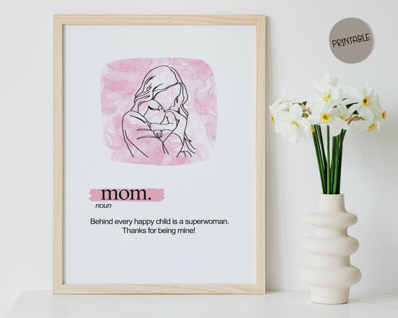 Mom Mum Mama Dictionary Definition Mothers Day Personalised - Etsy