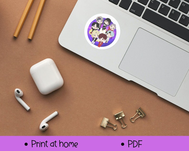 BTS Digital Stickers/ Printable Sticker BTS / BTS Logo / Kpop - Etsy
