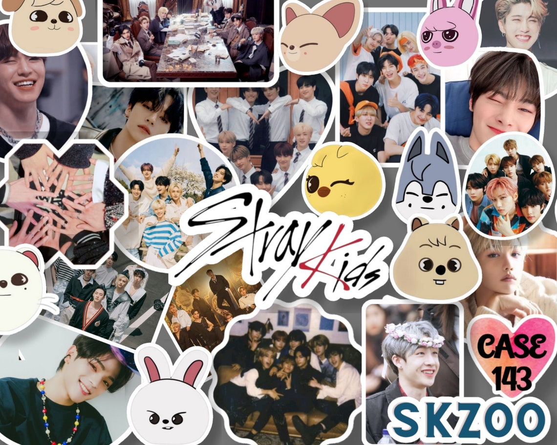 Stray Kids Stickers/ Printable / Logo / Skzoo Stickers/laptop /stray ...