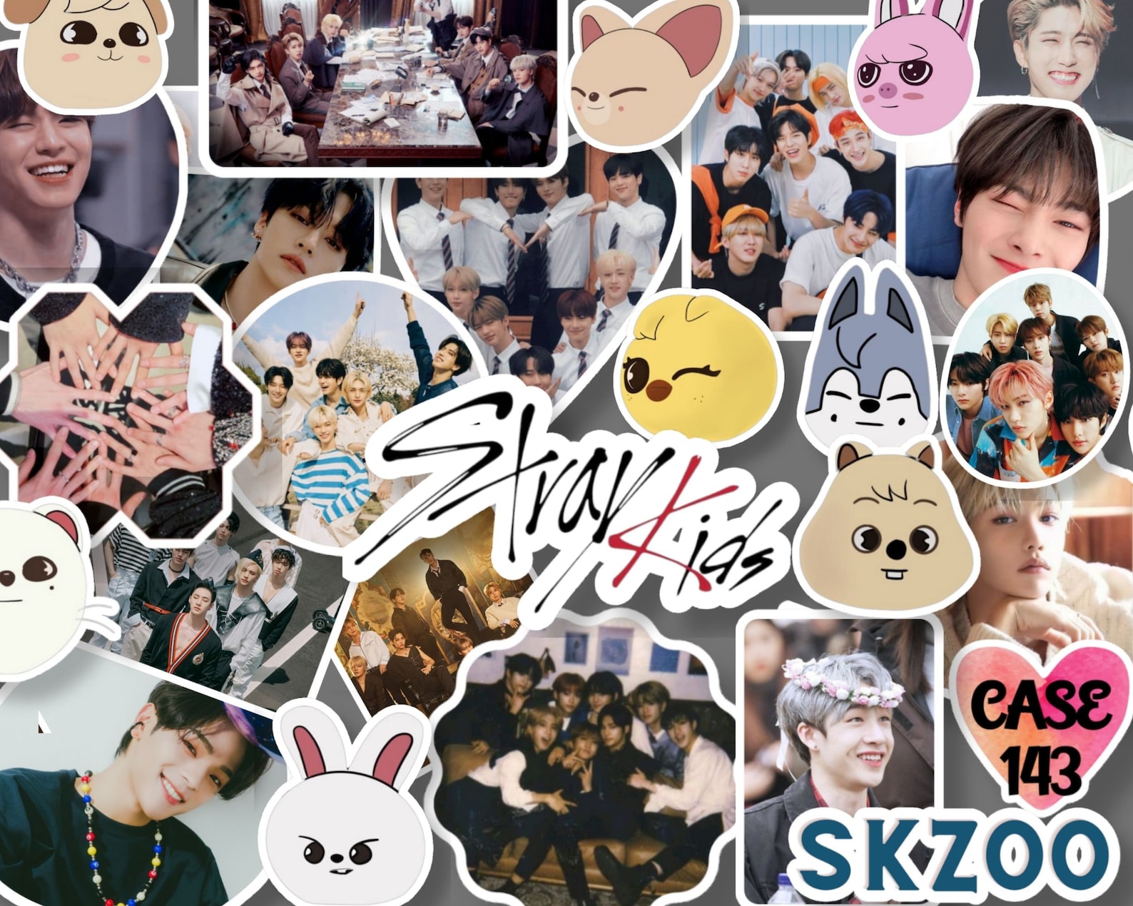Stray Kids Stickers/ Printable / Logo / Skzoo Stickers/laptop /stray ...