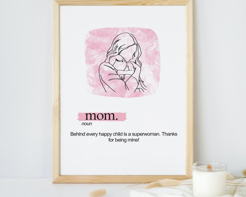 Mom Mum Mama Dictionary Definition Mothers Day Personalised Etsy