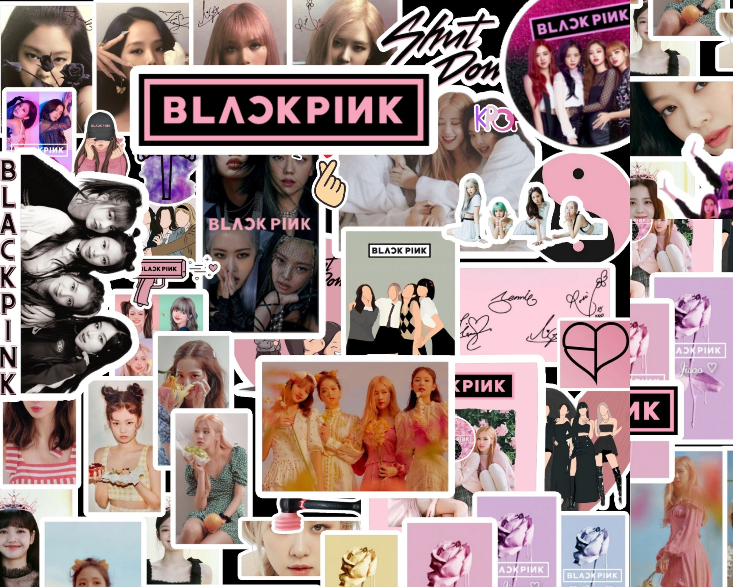 Blackpink Digital Stickers/ Printable Sticker /blackpink Logo ...