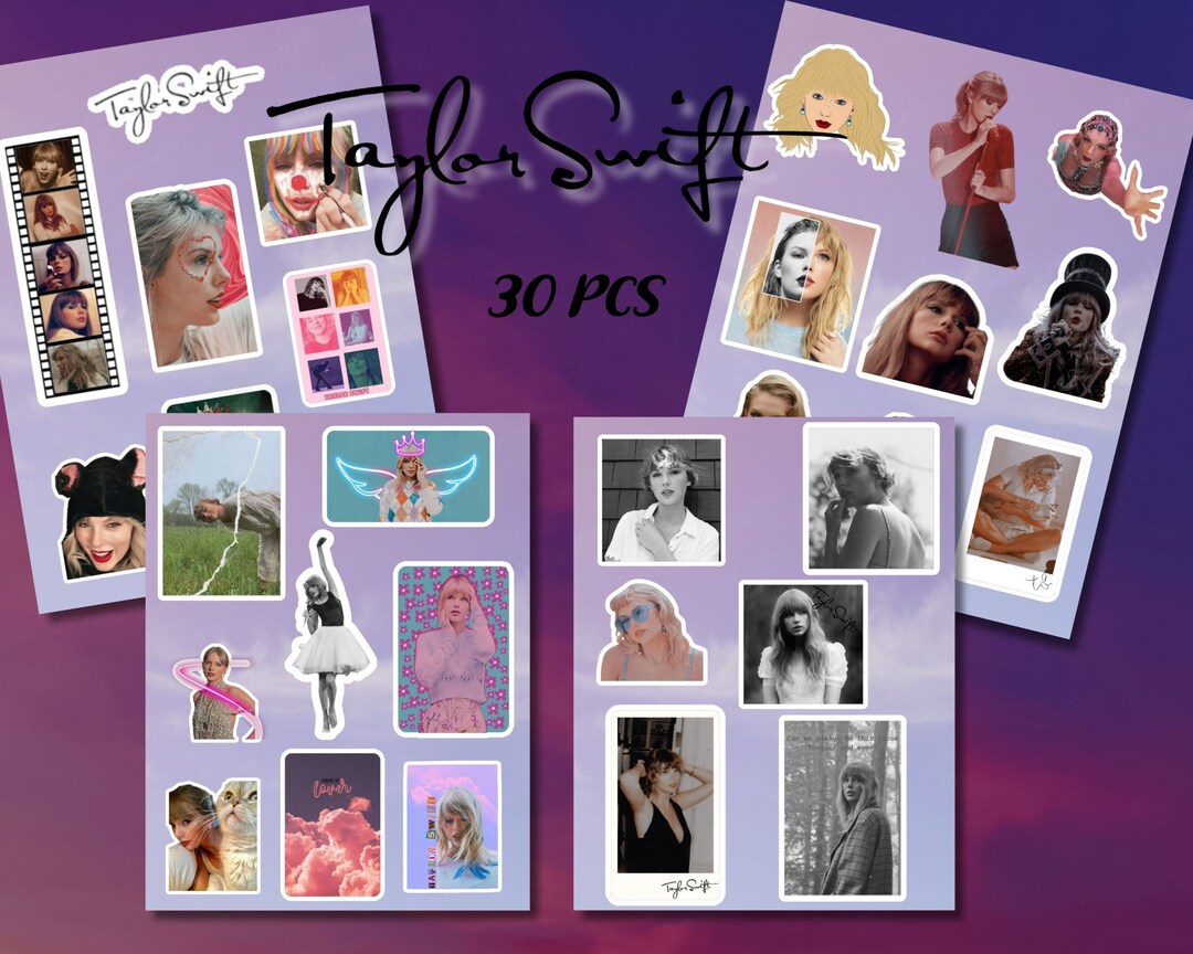 Taylor Swift Sticker Pack/ Printable Sticker Taylor Swift / - Etsy