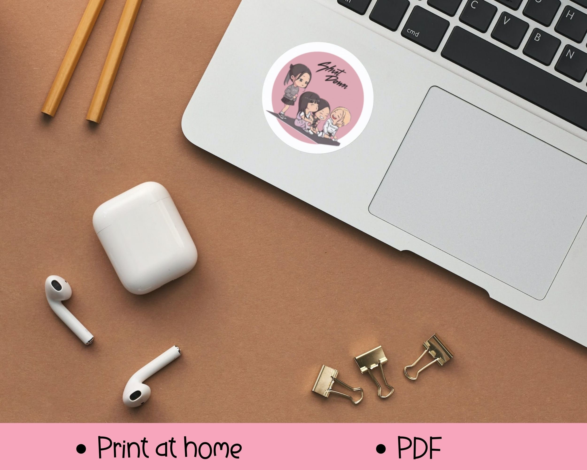 Blackpink Digital Stickers/ Printable Sticker /blackpink Logo ...