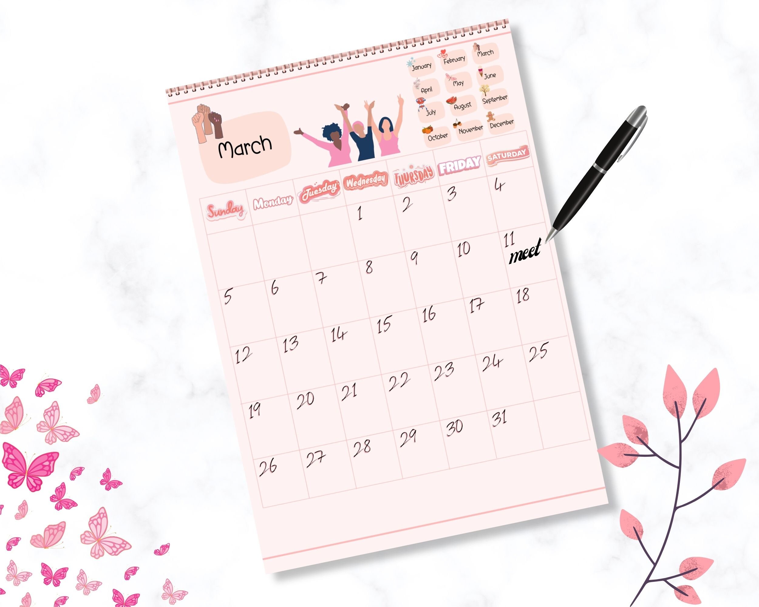 Digital Planner 2023 2024/ Digital Planner Dated Digital Planner/ iPad ...