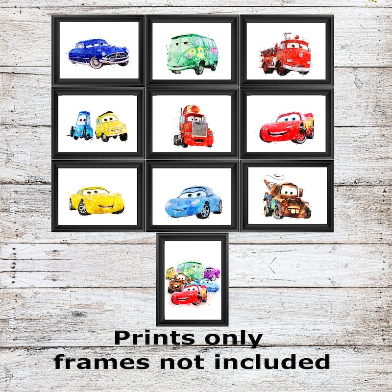 Cars Posters for Wall A5 - Etsy UK