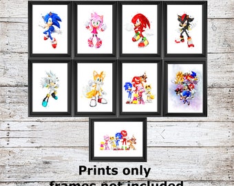 Sonic the Hedgehog Poster A5, A4, A3, A2, A1, A0 - Etsy UK