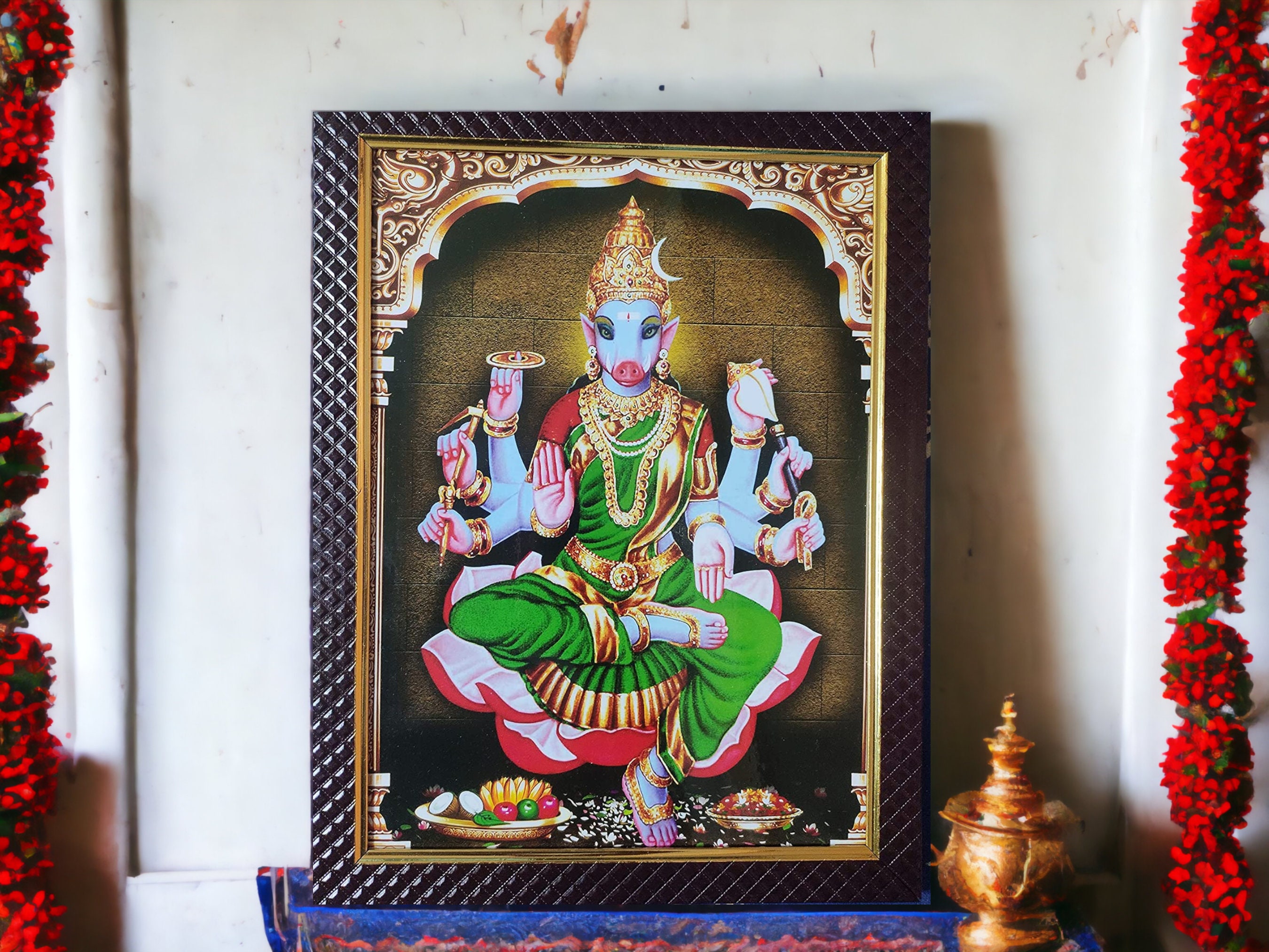 Home Decor Temple Varahi Devi Photo Varahi Amman Photo Wall - Etsy