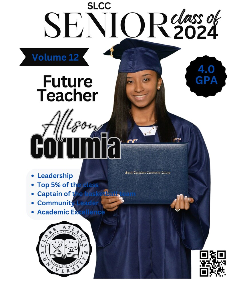 Graduation Magazine Template - Etsy