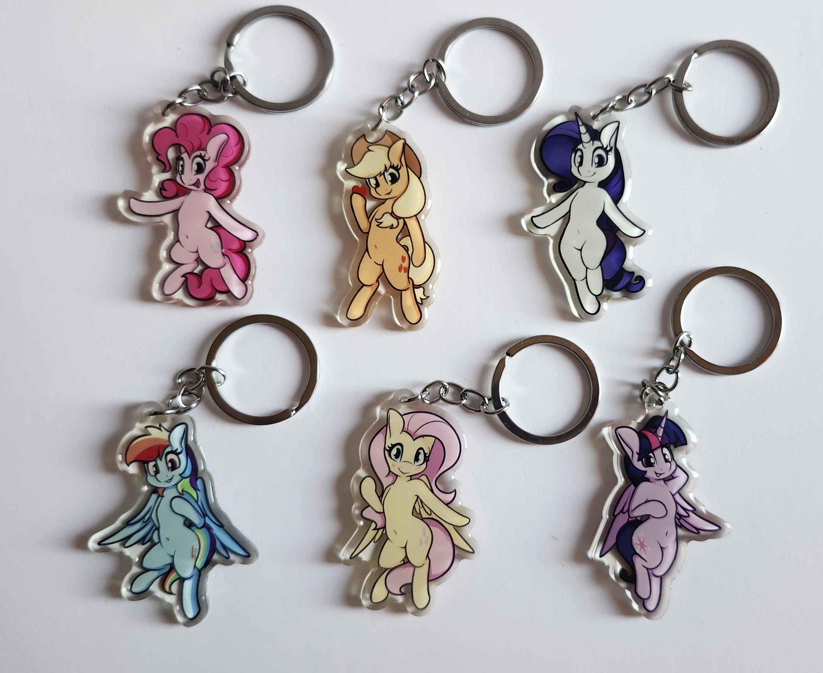My Little Pony Acrylic Keychains - Etsy