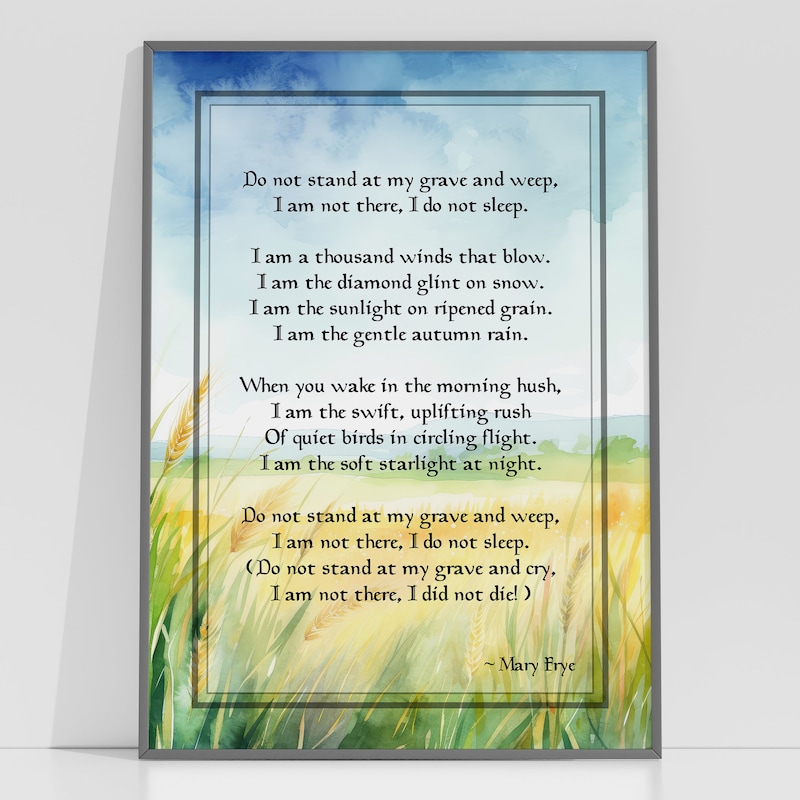 Remember Me Poem - Etsy